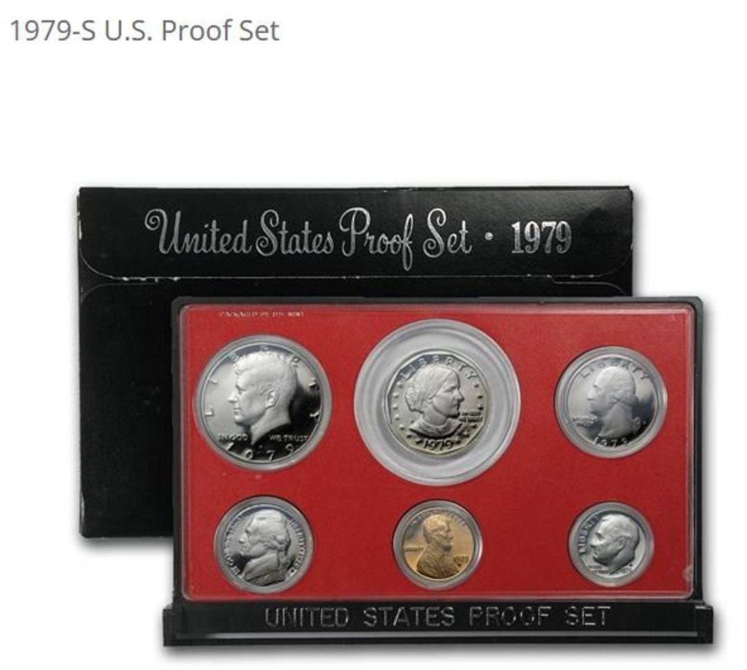 1979-S | US Mint | Proof Set | 6 Coins - Etsy