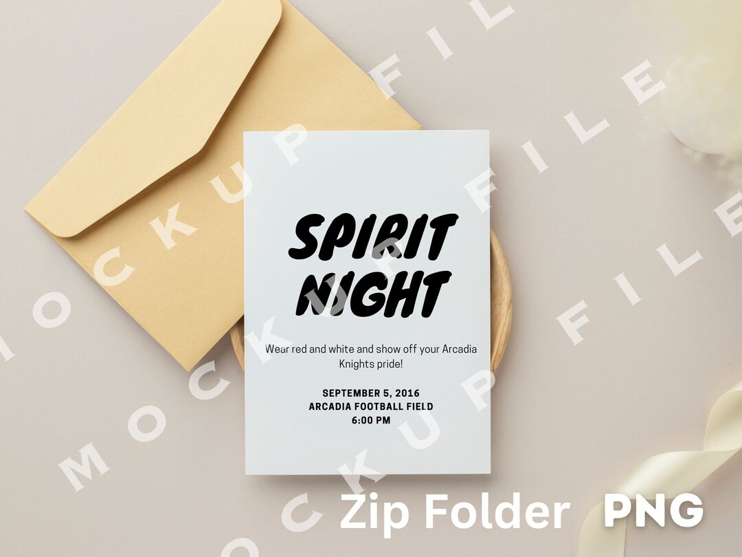 Neutral Card Invitation Mockup, Smart Object Card Mockup, Invitation ...