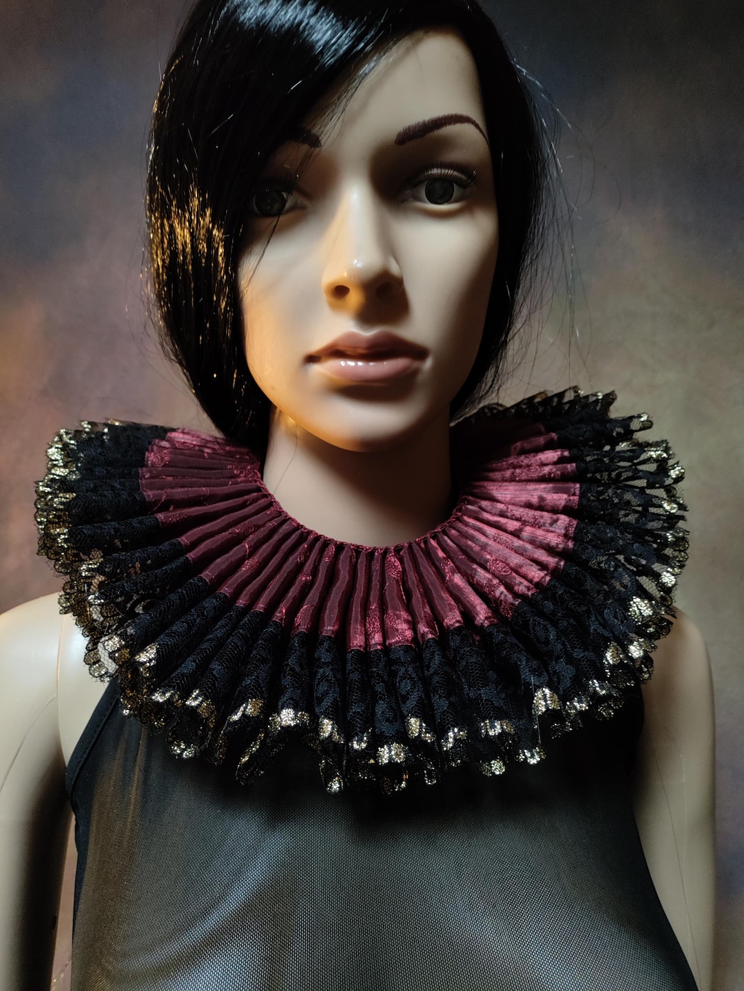 Ruff Collar Burlesque Gothic Baroque - Etsy