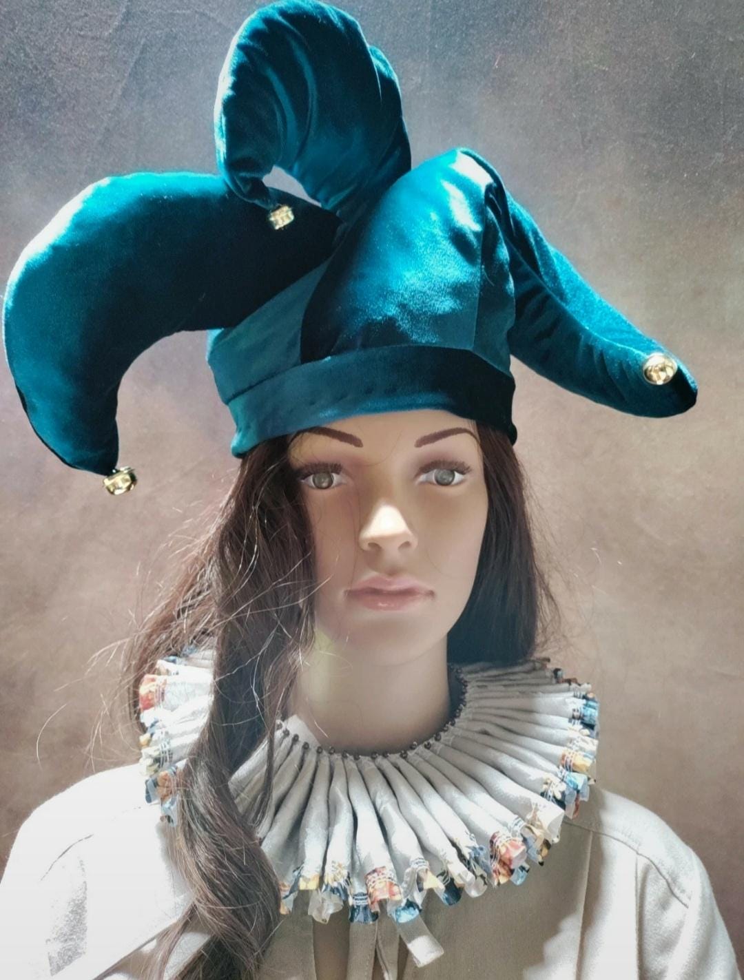 LARP Jester Court Jester Harlequin Hat - Etsy