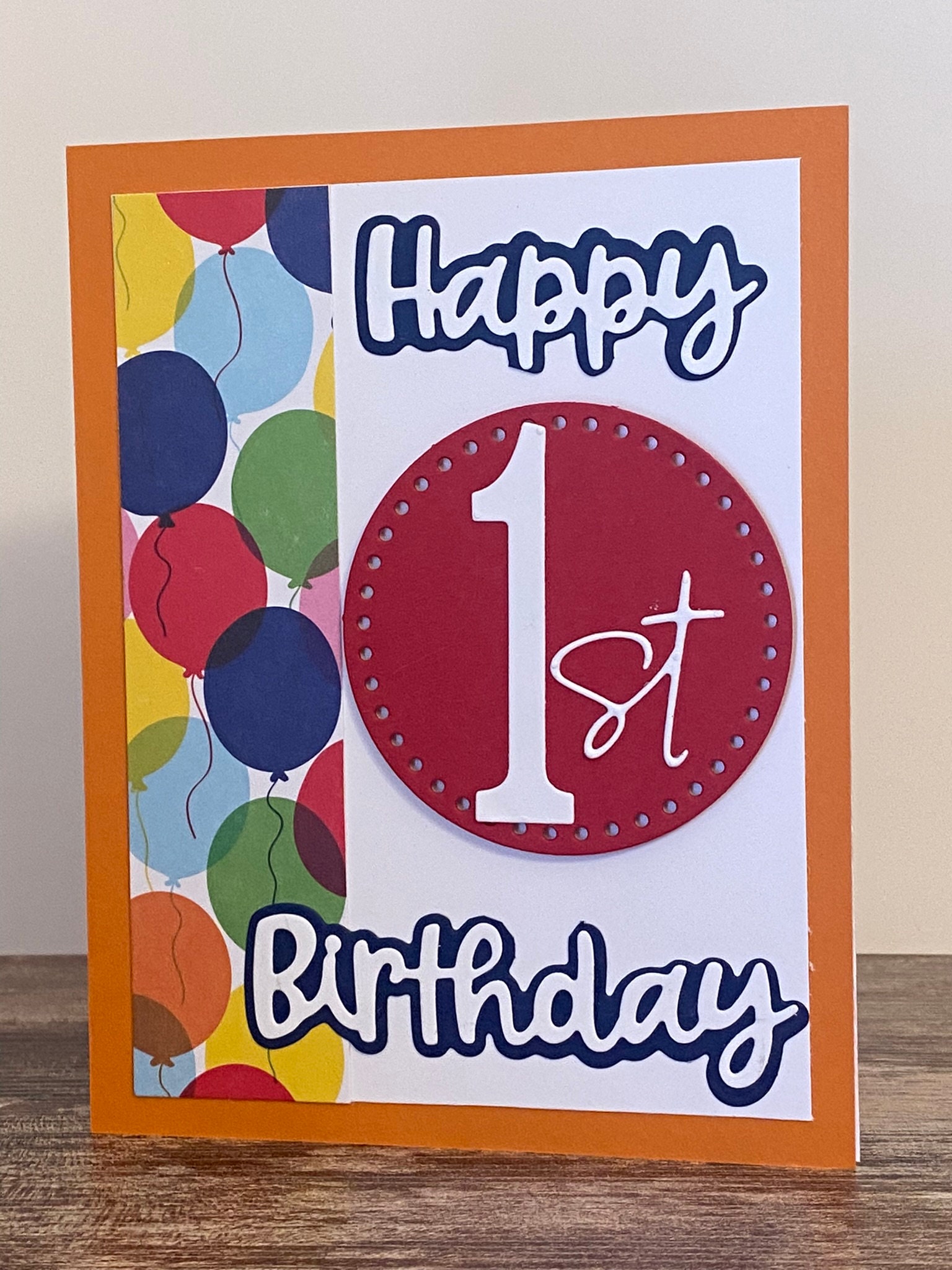 Handcrafted Young Child’s Birthday Card Ages 1-9- Stamping Up! Card ...