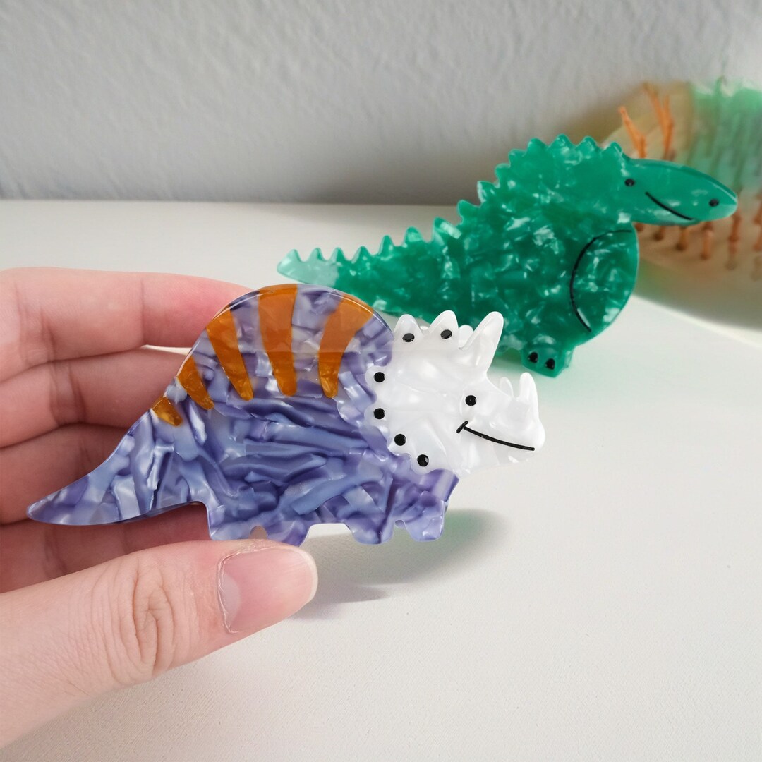 Dinosaur Hair Clip Claw, Crocodile Hair Clip, Dinosaur Hair Claw Clip ...