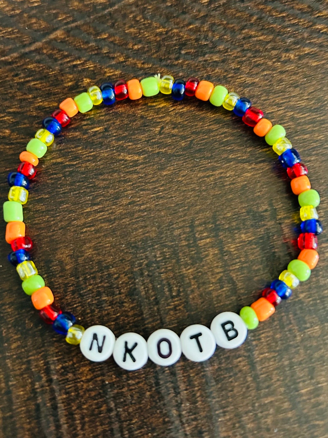 NKOTB Stretchy Bracelet Mic Colors Inspired - Etsy