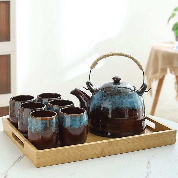 Ceramic Tea Set - Etsy