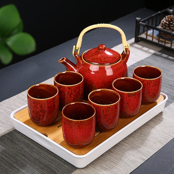 Ceramic Tea Set - Etsy