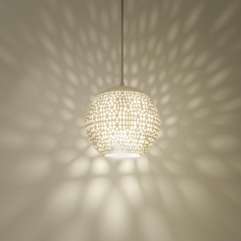 Boh Pendant Light – Handcrafted Voronoi Light Lamp With Intricate ...
