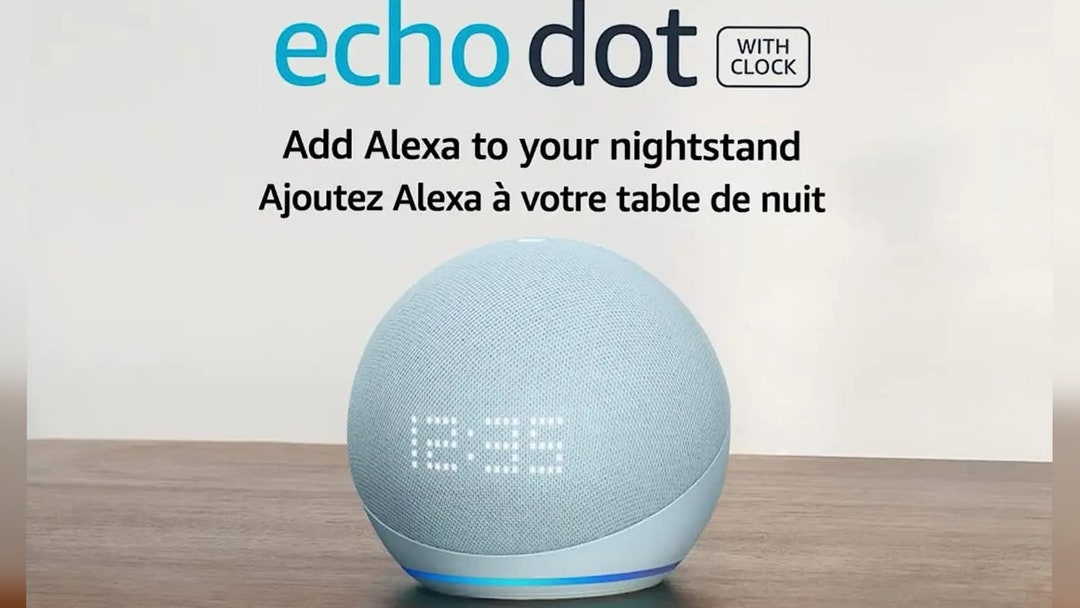 Echo Dot 5th Gen With Clock compact Smart Speaker With Alexa and ...