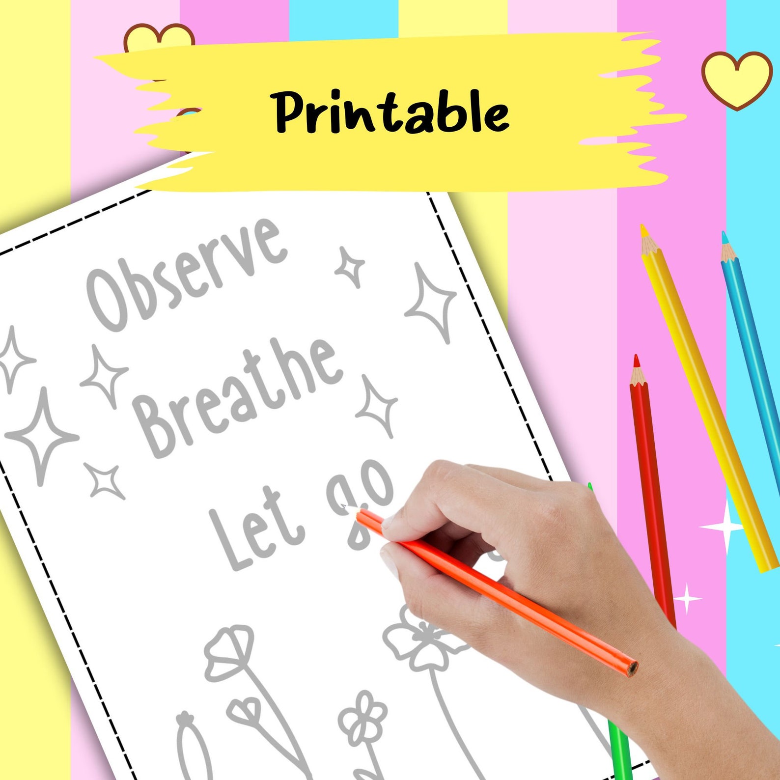 Letting and Affirmations Tracing Procreate Workbook Procreate Lettering ...