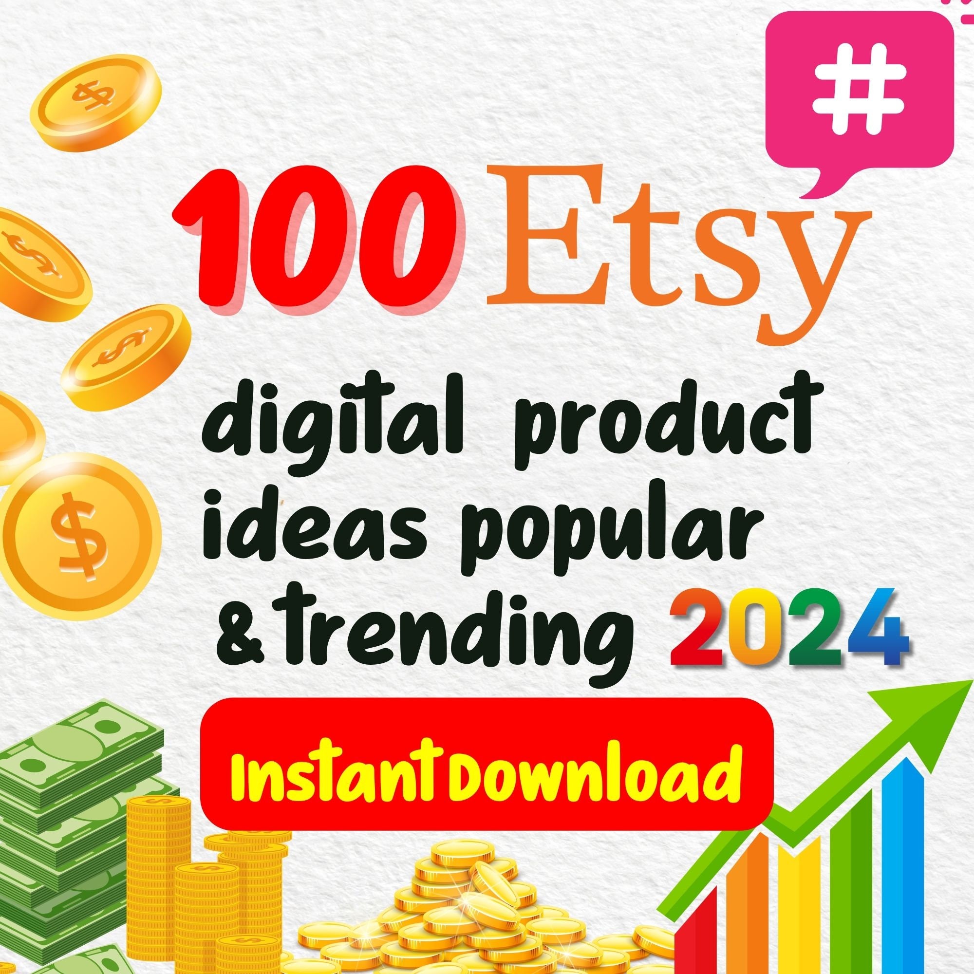 100 Digital Product Ideas That Are Popular and Trending in 2024.digital ...