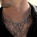 100% Stainless Steel Spike Cable Chain Necklace | Edgy Aesthetic ...