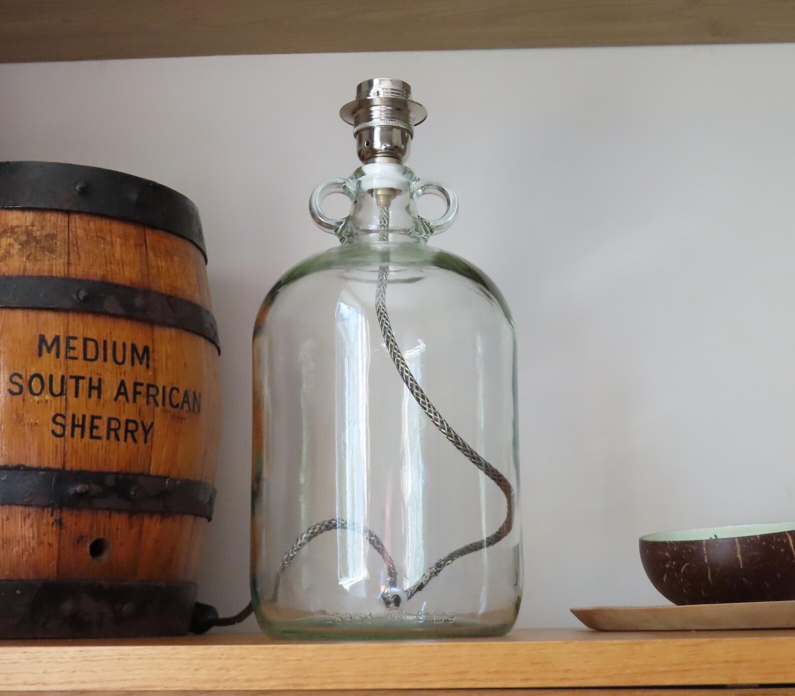 Handmade Demijohn Bottle Lamp - Etsy