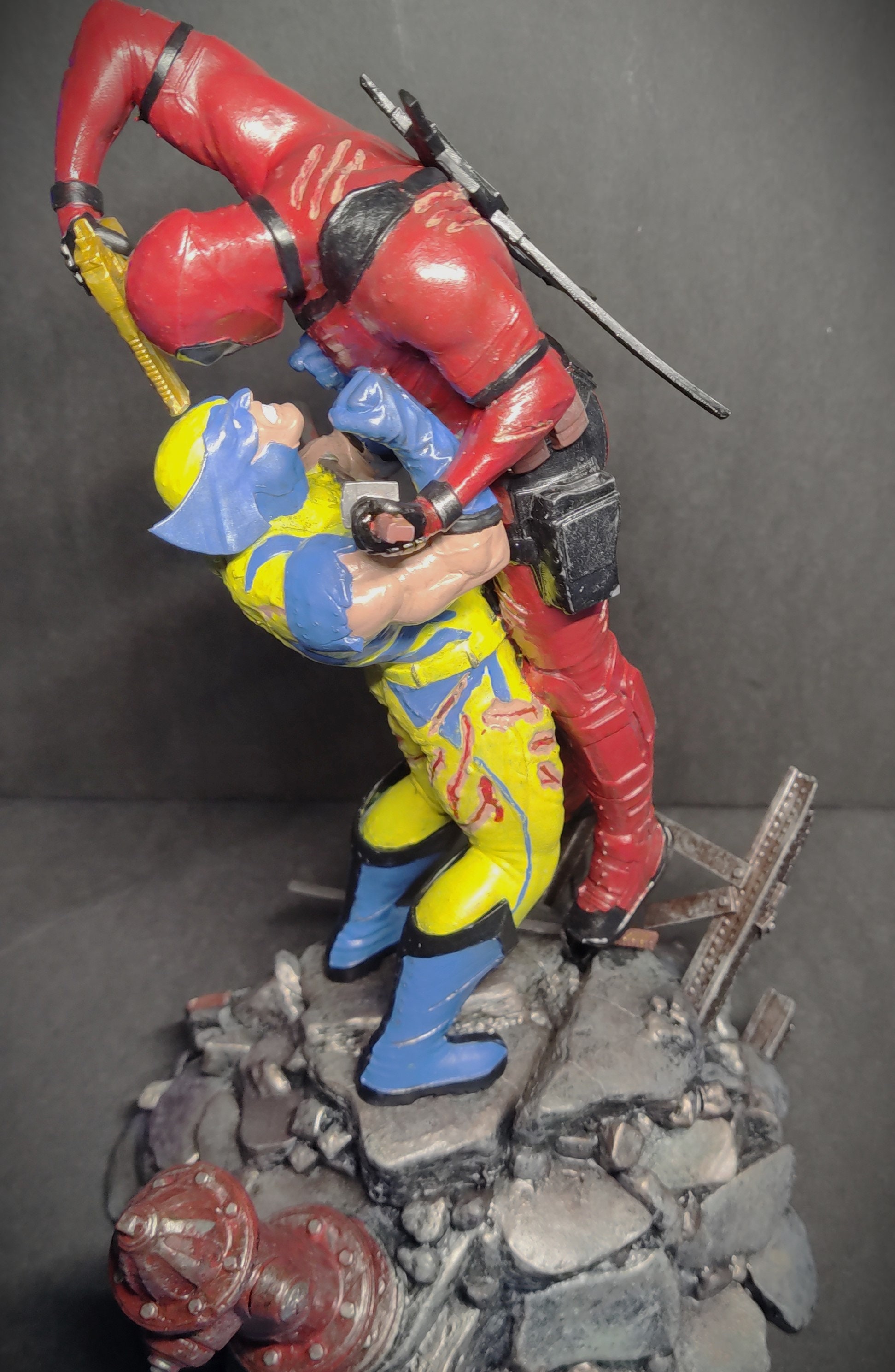 Deadpool and Wolverine Statue - Etsy