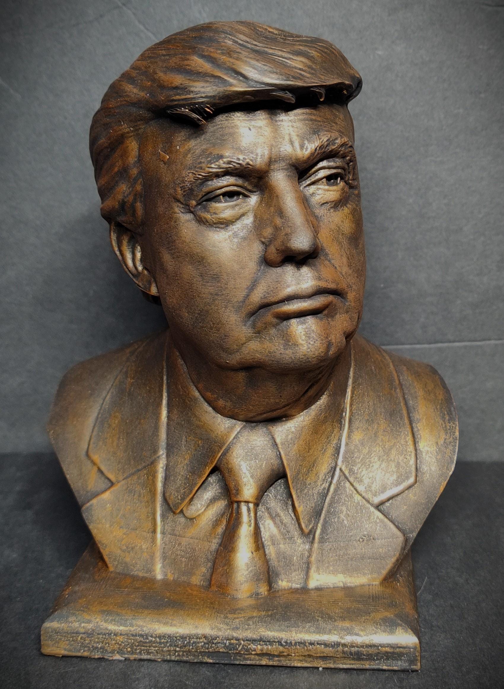 Donald Trump Bust 3D Print - Etsy