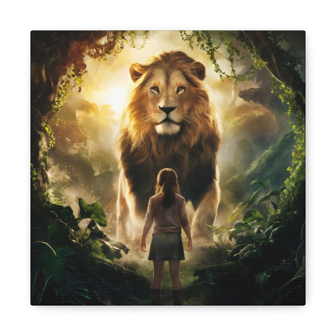 Narnia Poster Canvas Print Aslan Wall Art Home Decor Canvas Print ...