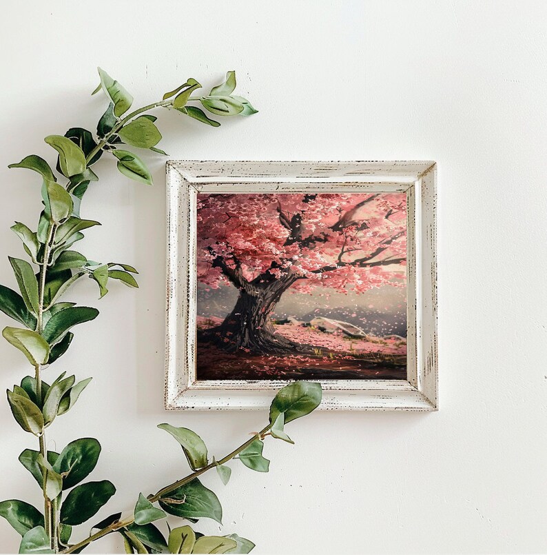 Printable Digital Art Cherry Blossom Full Bloom - Etsy