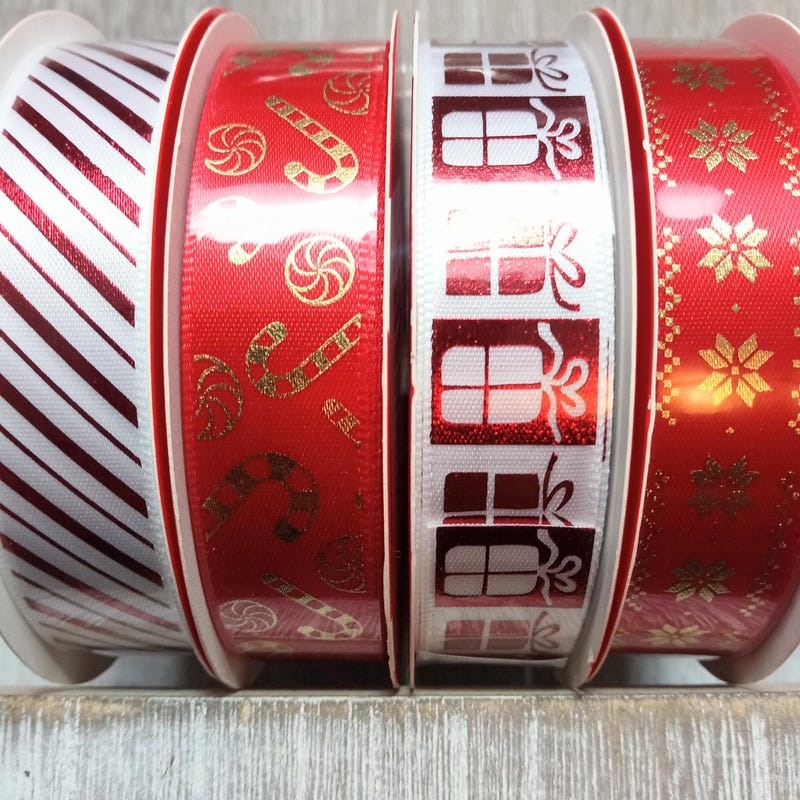 Snowflake Ribbon 5/8 - Etsy UK