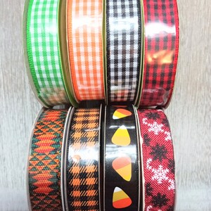 5/8 Print Satin Ribbon, Ribbonbin, 16mm Navajo Ribbon, Halloween Ribbon ...