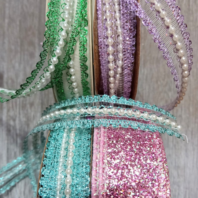 Pearl Ribbon - Etsy