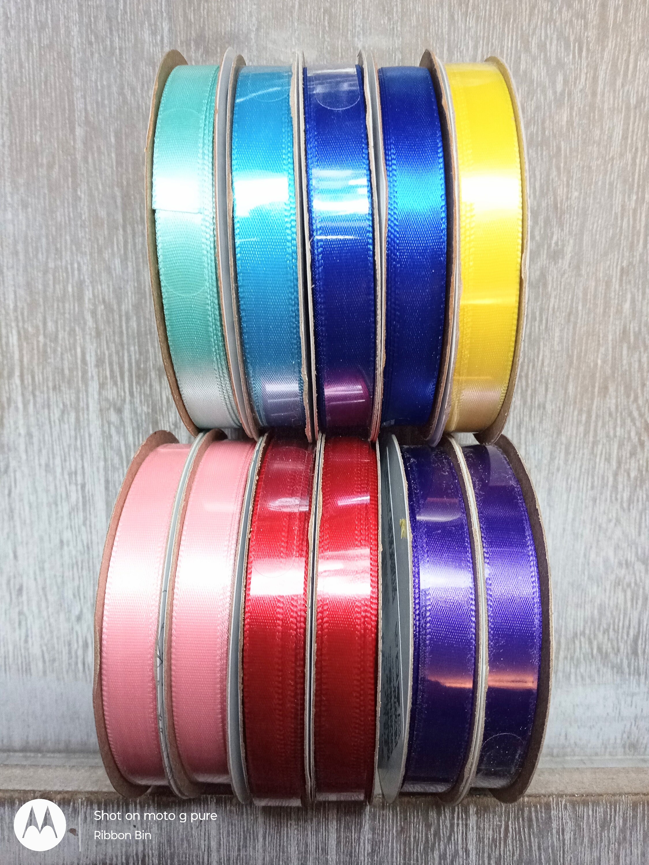 3/8 Solid Satin Ribbon, Ribbon Bin, 3/8 Offray Satin Ribbon, 9mm Ribbon ...