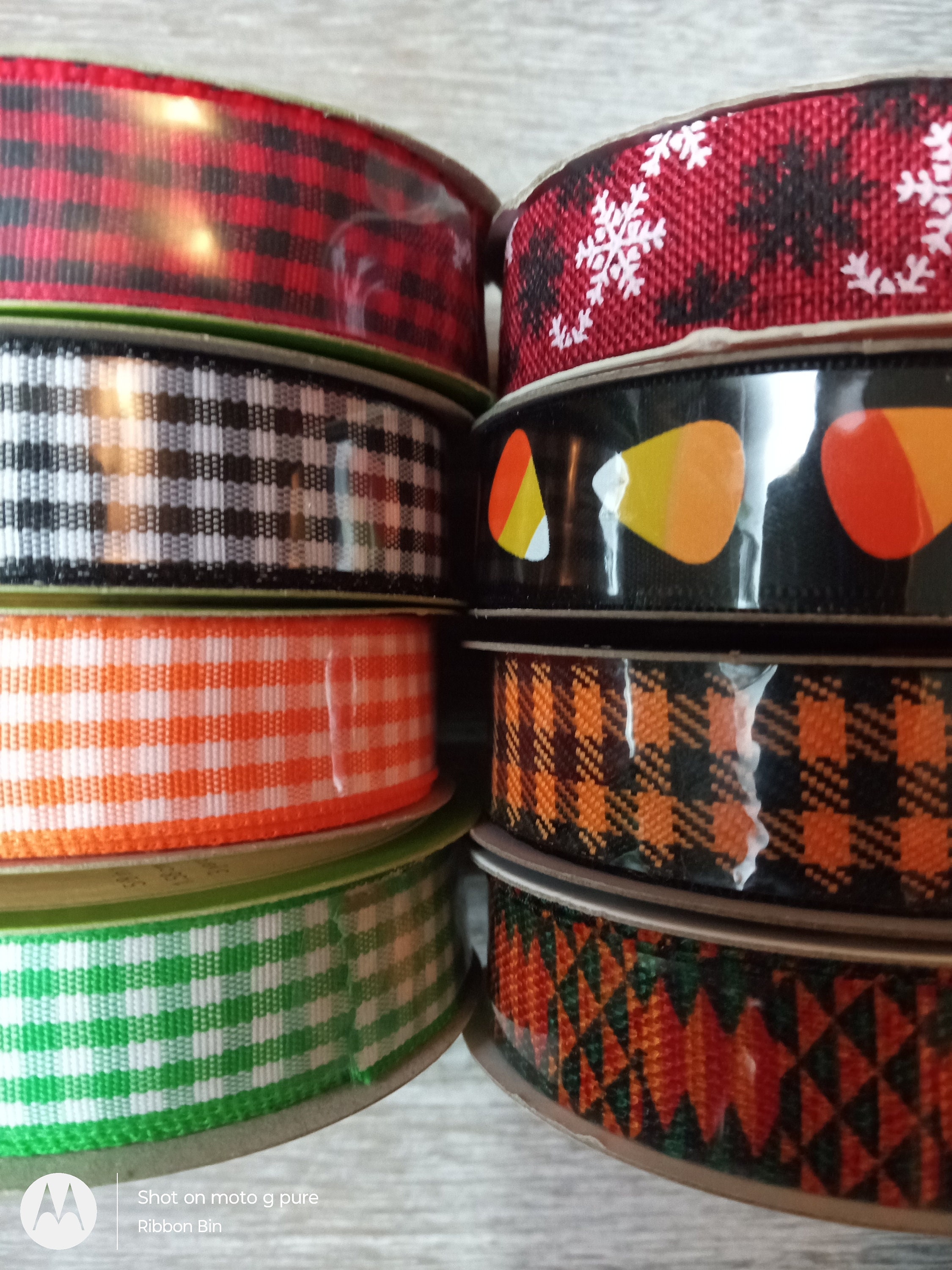 5/8 Print Satin Ribbon, Ribbonbin, 16mm Navajo Ribbon, Halloween Ribbon ...