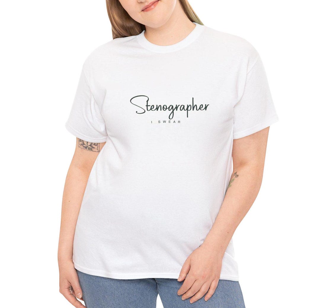 Stenographer T-shirt: Court Reporter Gift, Legal Tee - Etsy