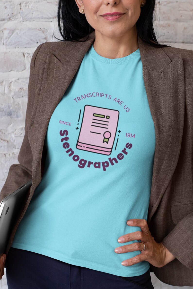 TRANSCRIPTS ARE US Gift Reporter Shirt Words of Wisdom Gift for Mom ...