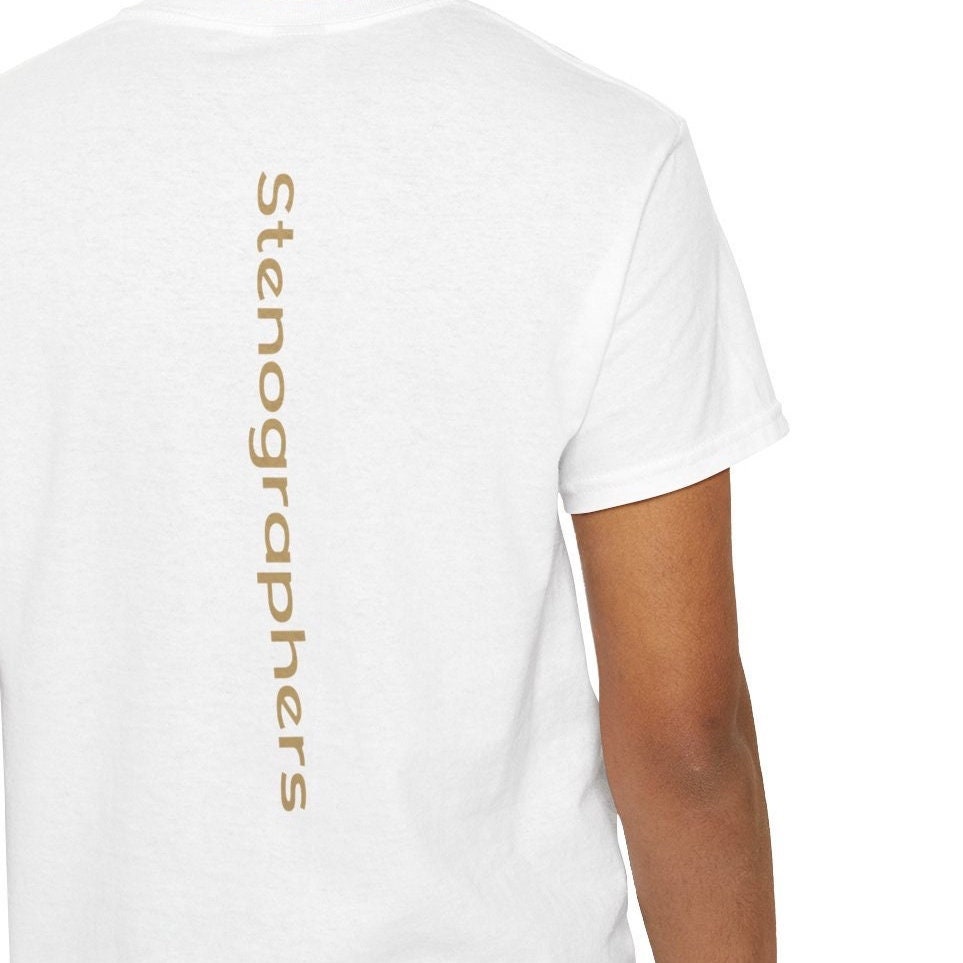COURT REPORTER SHIRT Stenographer Shirt Unisex Heavy Cotton Tee - Etsy