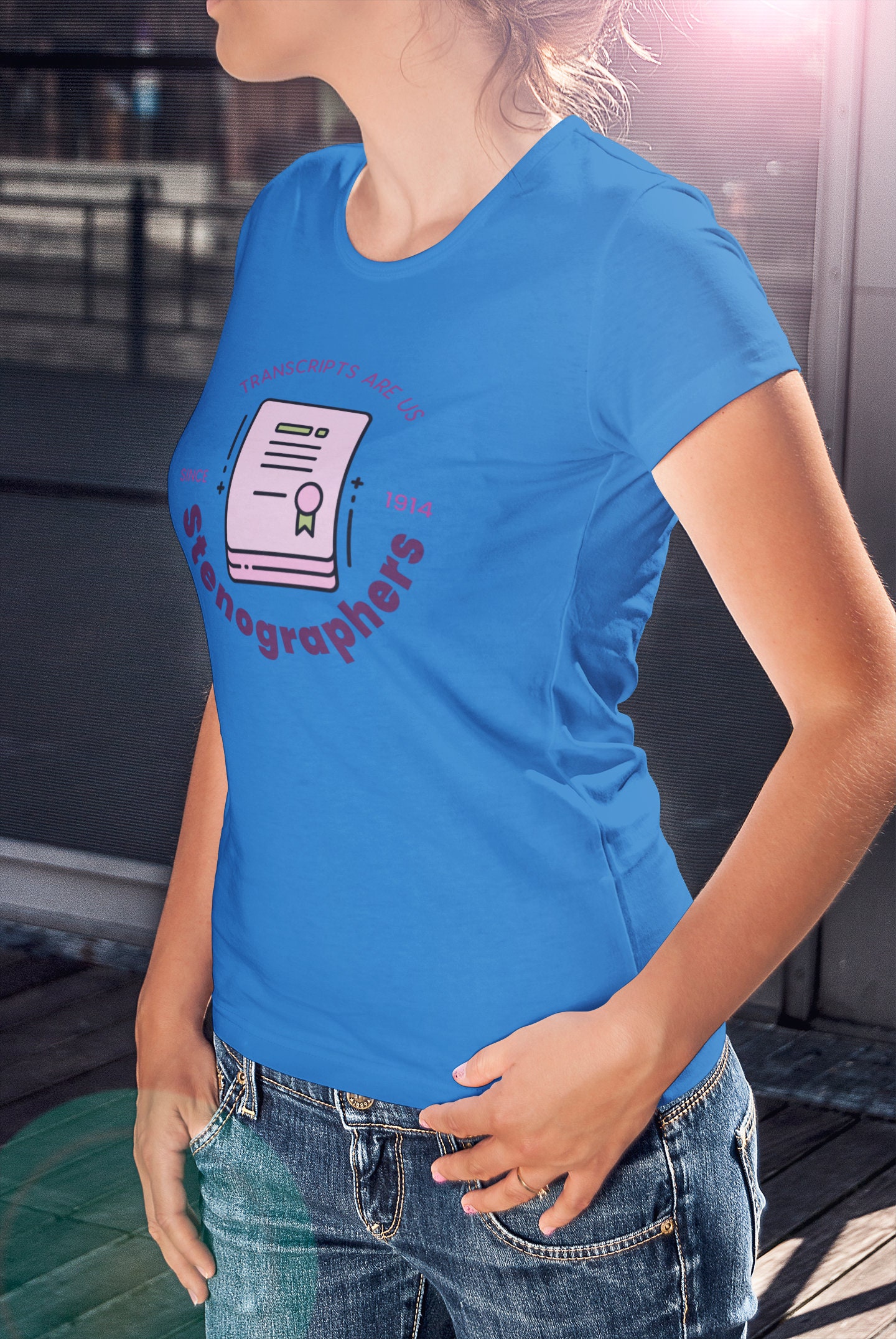 TRANSCRIPTS ARE US Gift Reporter Shirt Words of Wisdom Gift for Mom ...