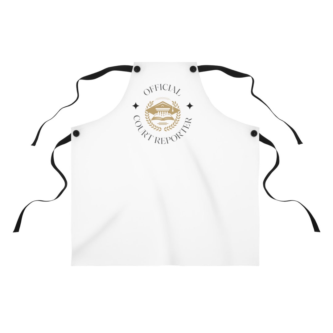 COURT REPORTER GIFT Apron Court Reporting Steno Keyboard - Etsy