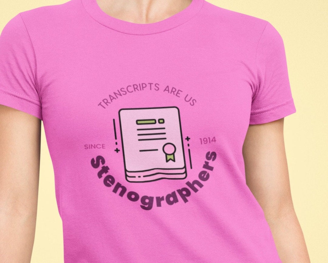 TRANSCRIPTS ARE US Gift Reporter Shirt Words of Wisdom Gift for Mom ...