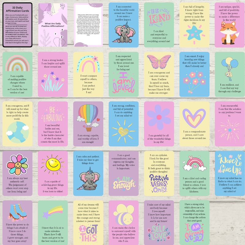 Motivational Cards - Etsy