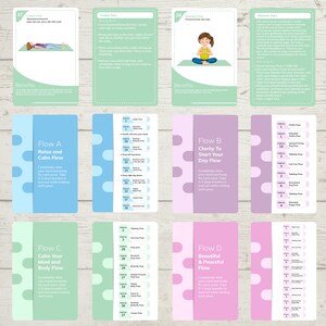 57 Printable Beginner Yoga Flashcards for Kids and Adults Custom With ...