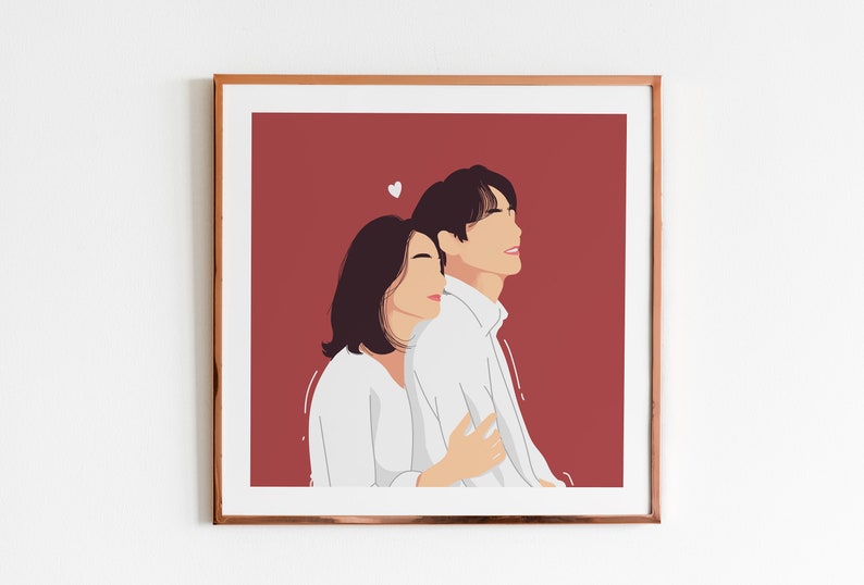 Faceless Portrait Paint Illustration, Faceless Cartoon, Personalised ...