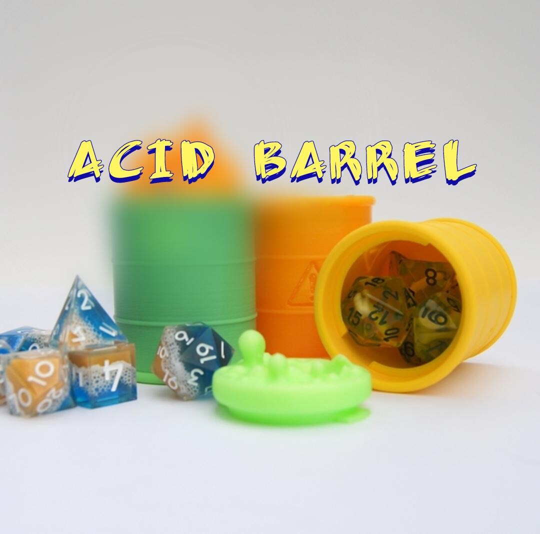 Acid Barrel Dice Jail/holder 3D Printed - Etsy
