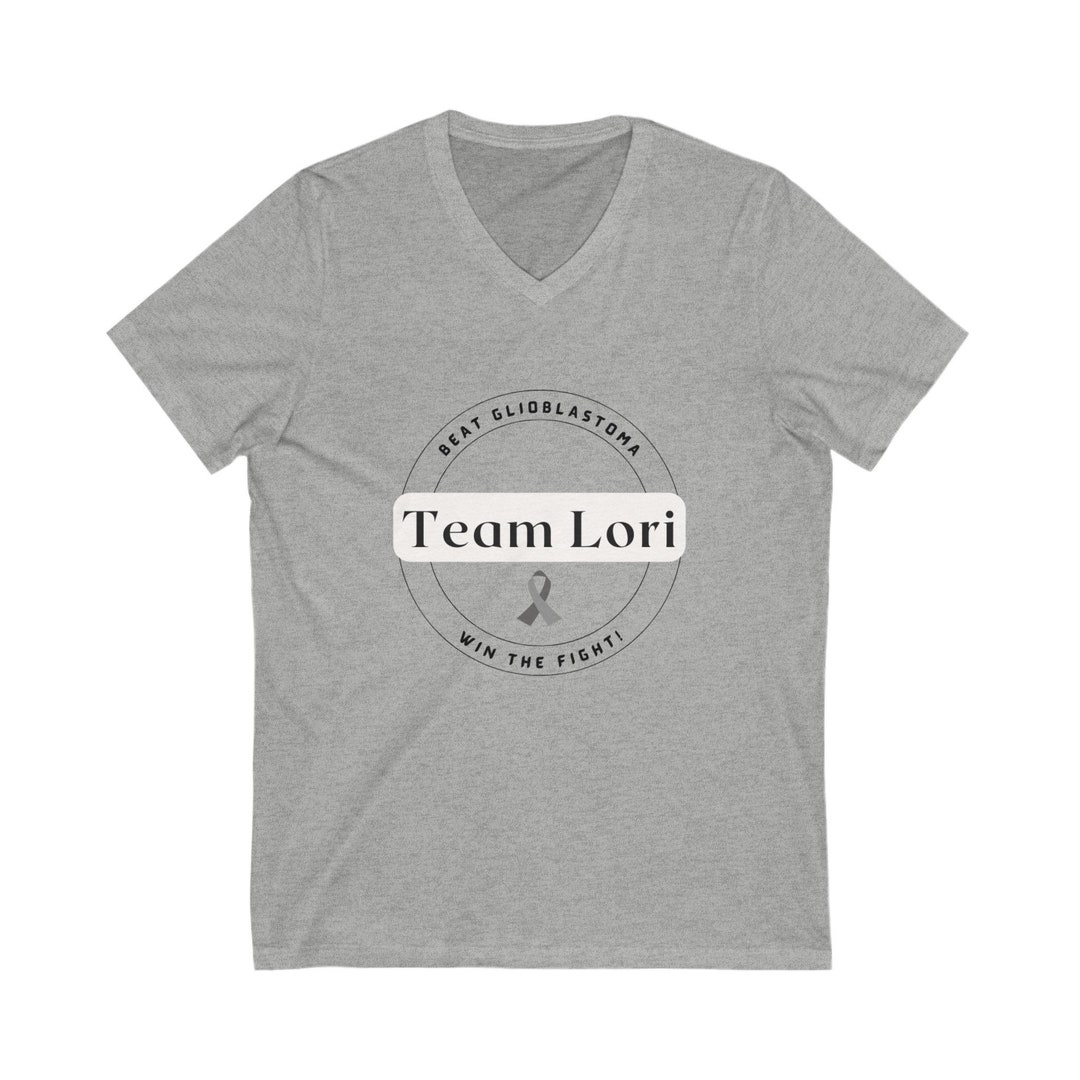 Team Lori Win the Fight Unisex Jersey Short Sleeve V-neck Tee - Etsy