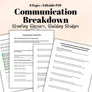 Communication Worksheets for Couples Breaking the Silence Breakdown of ...