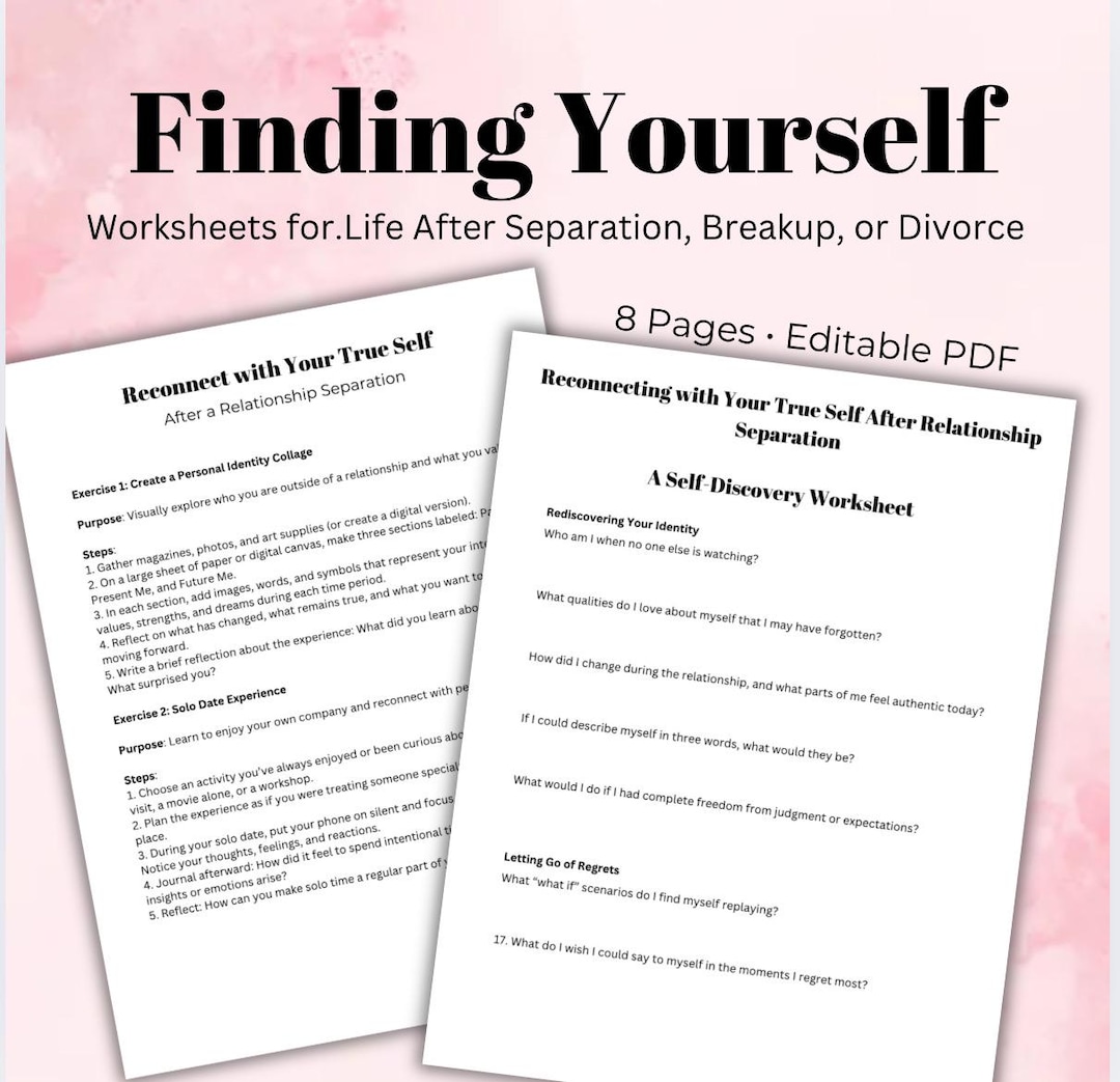 Finding Yourself Again: A Self-discovery Workbook for Life After ...