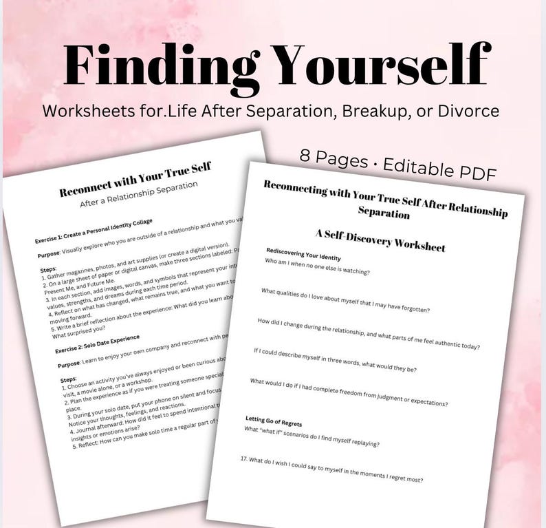 Finding Yourself Again: A Self-discovery Workbook for Life After ...