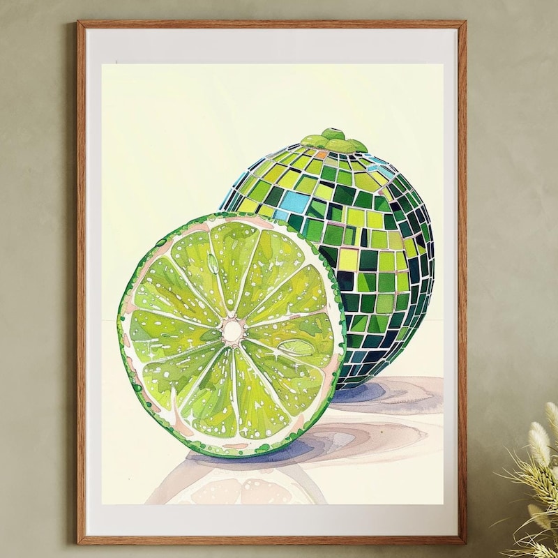 Disco Ball Fruit Art - Etsy
