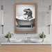 T-rex in Tub Print: Dinosaur Bathroom Wall Art, Tyrannosaurus Rex Guest ...