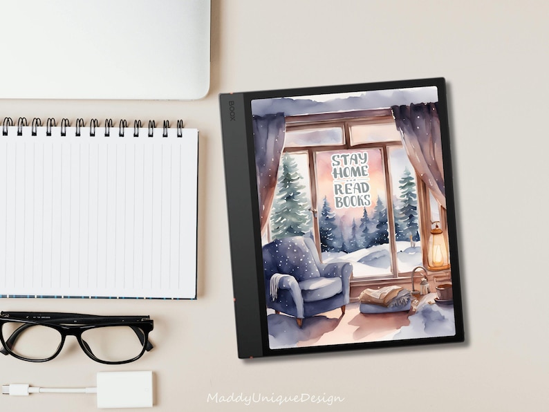 Wallpapers for BOOX Go Color & BOOX Note Air, Winter Lockscreens, Cozy ...