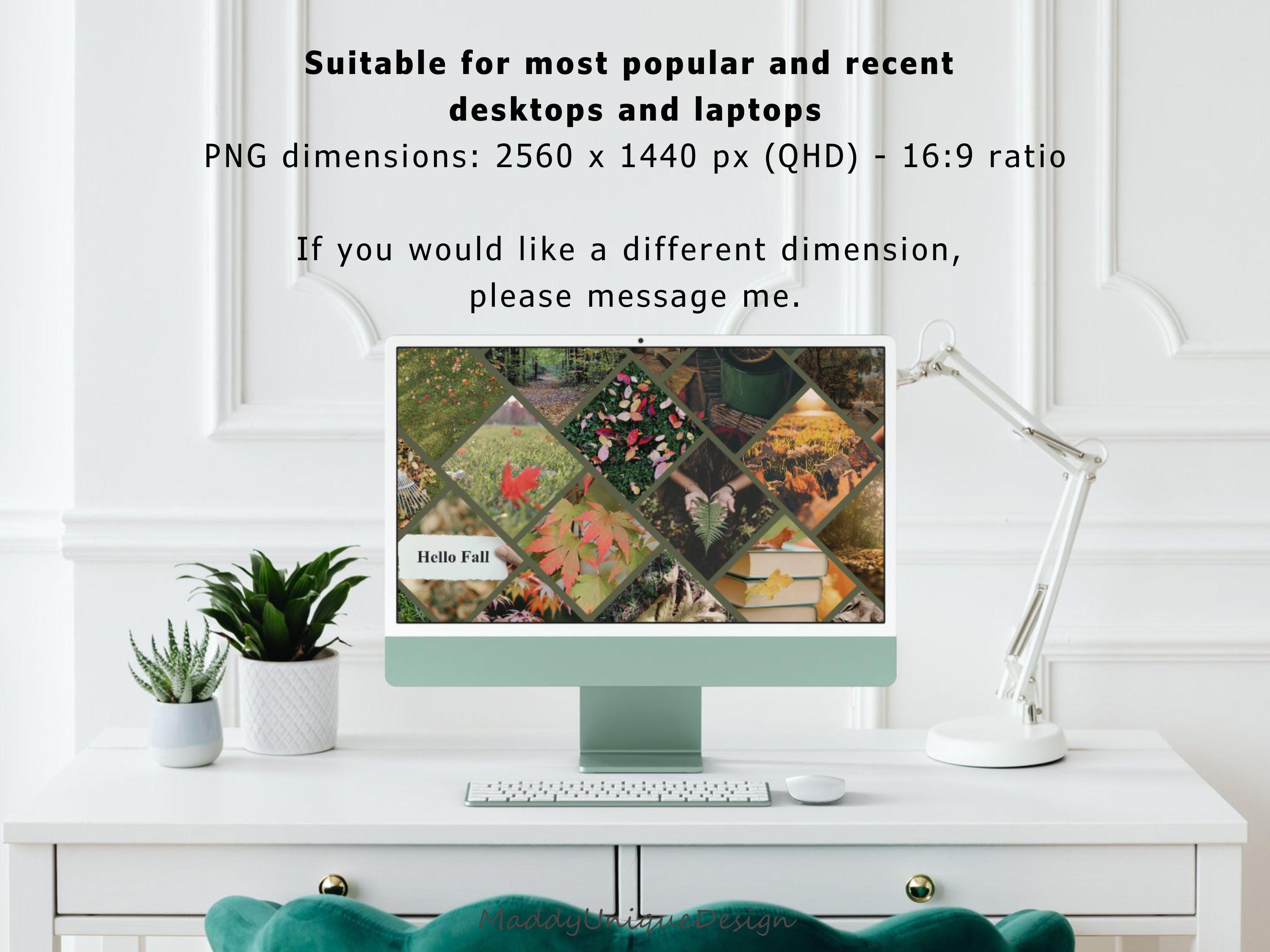 Fall Desktop Wallpapers, Autumn Collage Laptop Background, Aesthetic ...