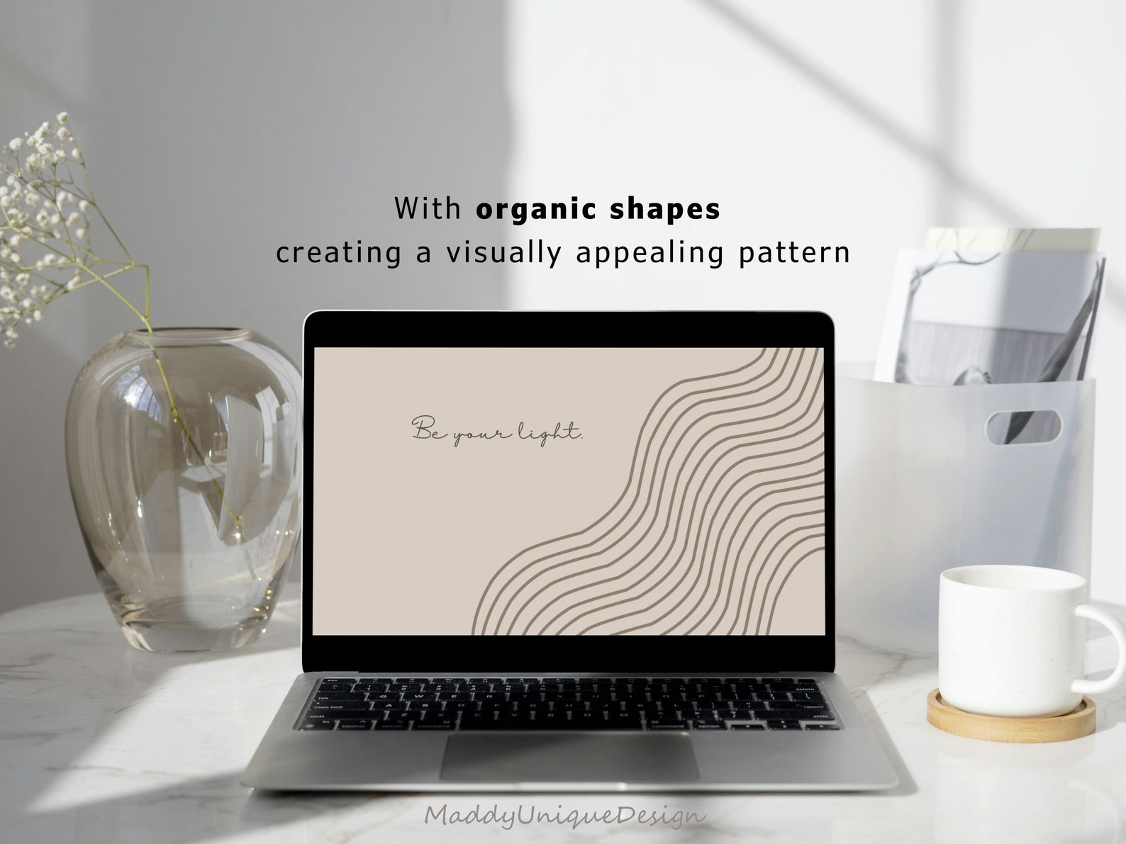 Minimalist Desktop Wallpaper Aesthetic Desktop Background Neutral ...