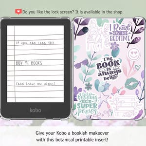 Kobo Case Insert, Kobo Libra Colour, Kobo Clara Colour, Kobo Clara BW ...