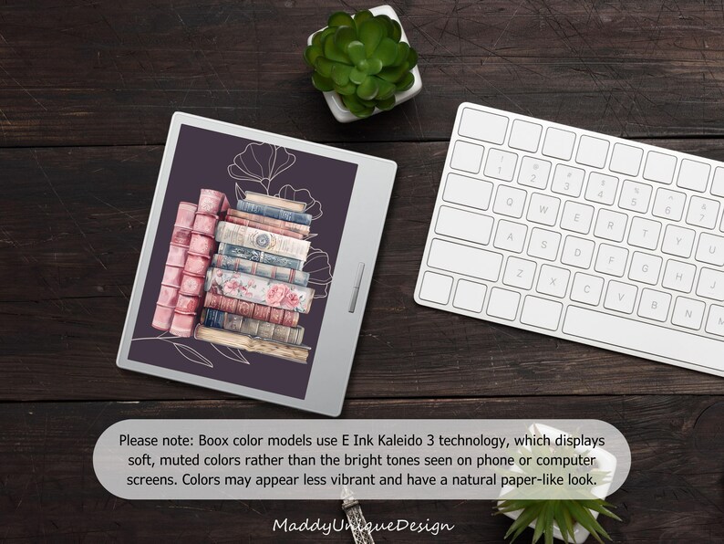 Wallpapers for BOOX Go Color 7 & BOOX Note Air, Floral Lockscreens ...