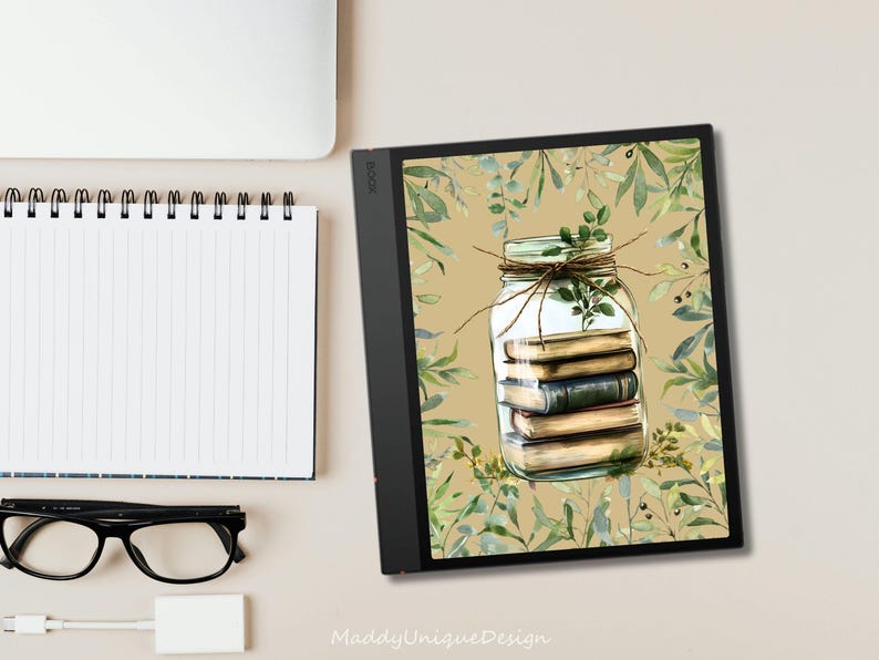 Wallpapers for BOOX Go Color 7 & BOOX Note Air, Botanical Lockscreens ...