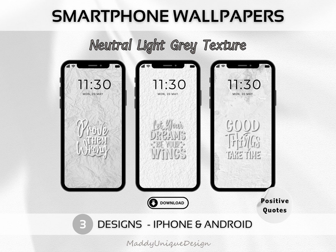 Neutral Grey Phone Background Aesthetic Phone Wallpaper iPhone ...
