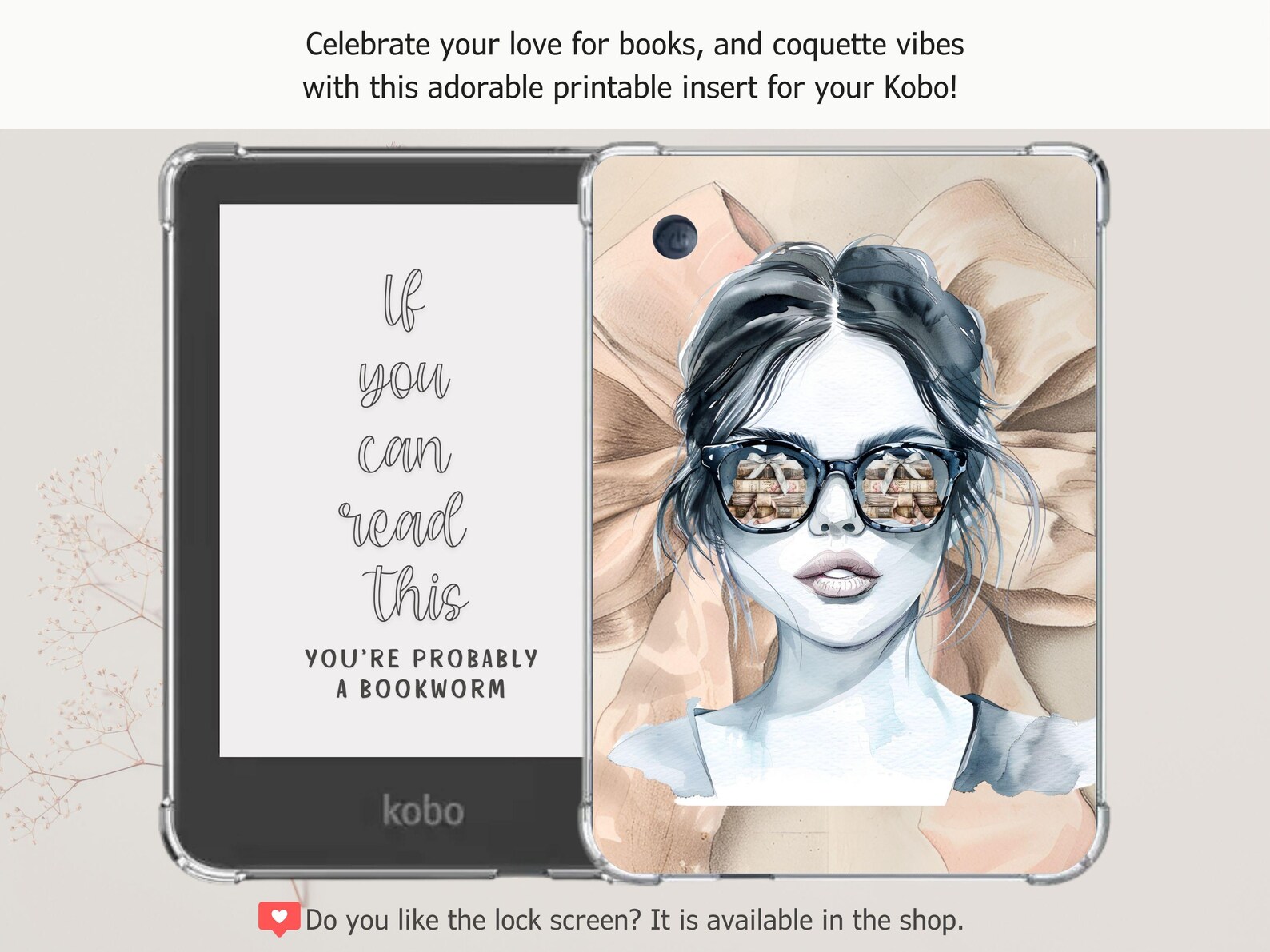 Kobo Case Insert, Kobo Libra Colour, Kobo Clara Colour, Kobo Clara BW ...