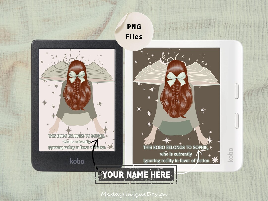 Kobo Lock Screen CUSTOM, Kobo Libra Colour, Kobo Clara Colour, Ebook ...