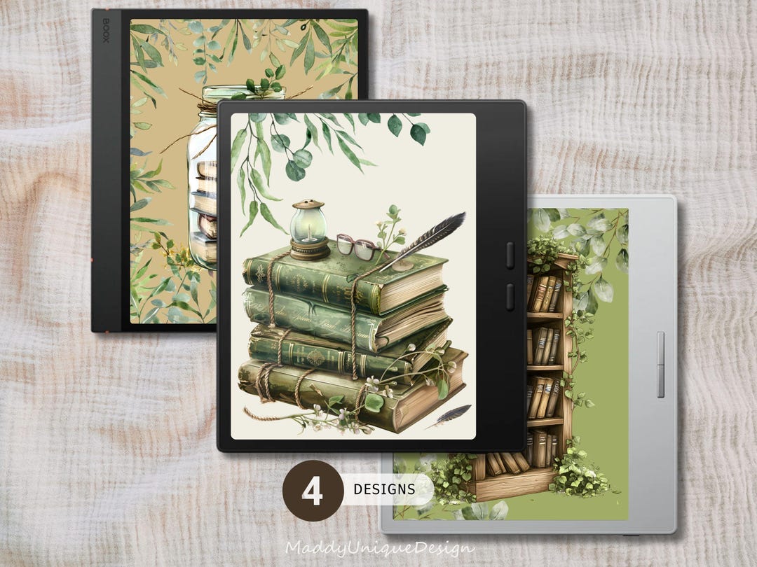 Wallpapers for BOOX Go Color 7 & BOOX Note Air, Botanical Lockscreens ...